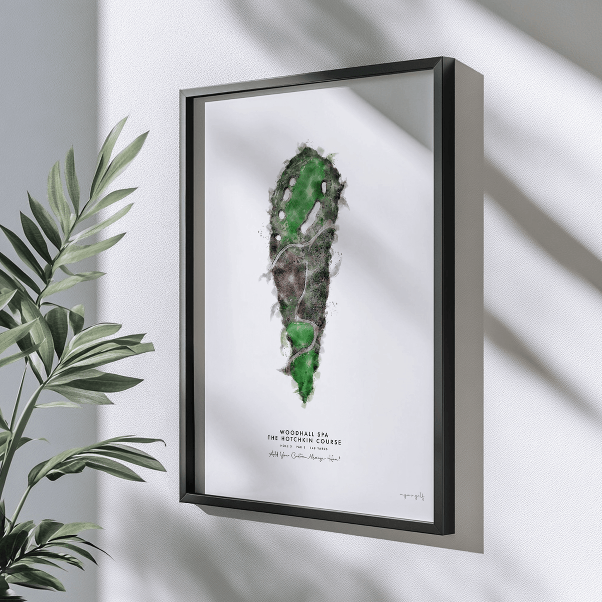 Woodhall Spa Golf Gift - Print of Hole 5, Hotchkin Course – Mymo Golf